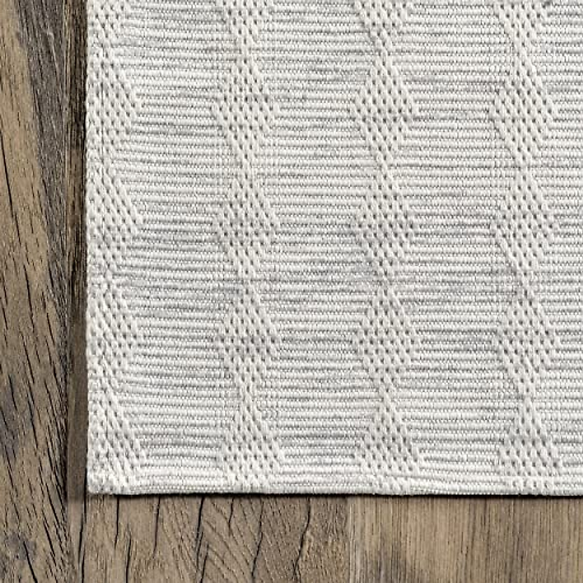 nuLOOM FAE Geometric Shapes Machine Washable Area Rug, 8' x 10', Beige