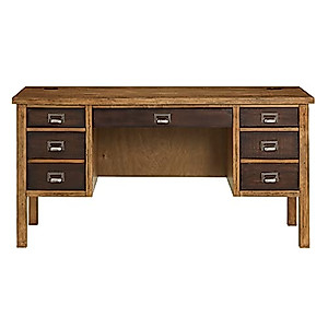 Martin Furniture Heritage Half Pedestal Desk