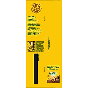 belVita Blueberry Breakfast Biscuits, Value Pack, 12 Packs (4 Biscuits Per Pack)