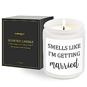 Smells Like I'm Getting Married, Engagement Gifts, Wedding Gifts, Newly Engaged Gifts, Brides Gifts, Bridesmaid Gifts, Bride to Be Gift, Gifts for Bride, Couples - 7oz Lavander Scented Candles