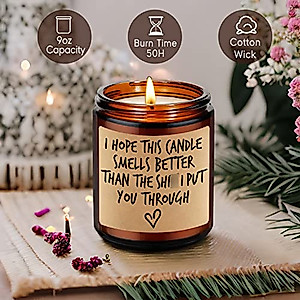 Fairy's Gift Scented Candles - I'm Sorry, I Love You Gifts for Her, Him - Gifts for Mom, Grandma, Wife, Girlfriend - Mothers Day, Thank, Birthday Funny Gifts for Women, Men, Dad, Boyfriend, Husband