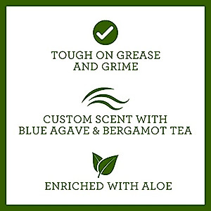 TriNova Natural Dish Soap Organic Formula - for Cleaning Dishes & Washing All Kitchen Items. Powerful & Eco Friendly Cleaner (2 Pack of 24 oz Bottles)