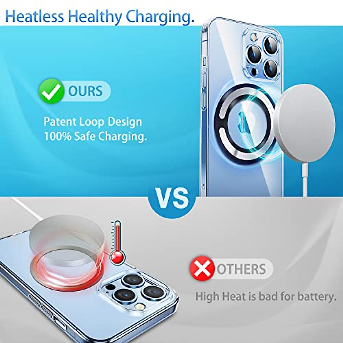 volport 4PCS Magsafe Ring for Magsafe, Magnet Adapter, Magsafe Sticker with 3M Adhesive, Black Metal Loop for Wireless Charger/Card Wallet/Car Mount/Battery Pack/Socket Grip, Compatible with All Phones