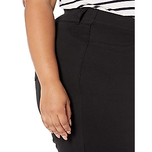 Amazon Essentials Women's Pull-On Knit Jegging (Available in Plus Size), Black, Large Short