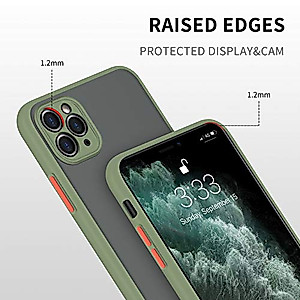 PIGLULOO iPhone 11 Pro Max Case Skin Texture case for iPhone 11 Pro Max Model Green