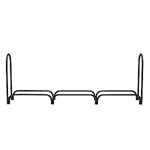 Regal Flame 8 ft Deluxe Heavy Duty Firewood Log Rack for Fireplaces and Fire Pits to Enjoy a Real Fire or Complement Vent-Free, Propane, Gas, Gas Inserts, Ethanol, Electric, Indoor Outdoor Fireplaces