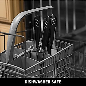 Bellemain Serrated Steak Knife Set | Serrated Knife Set, Black Steak Knives, Dinner Knives | Meat Cutter Knife Set, Sharp Knife for Cutting Meat | Serrated Steak Knives Set of 8