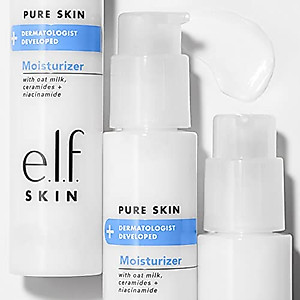 e.l.f. Pure Skin Moisturizer, Creamy & Weightless Daily Moisturizer, Helps Protect The Skin's Barrier & Replenish Natural Moisture, 2.54 fl oz