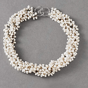 Ross-Simons 5-6mm Cultured Pearl Torsade Necklace With Sterling Silver. 18 inches