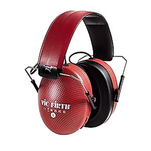 Vic Firth Bluetooth Isolation Headphones, Red (VXHP0012)