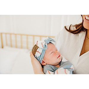 Copper Pearl Baby Bows: Stylish Headbands for Baby Girls, Premium Soft and Stretchy Baby Headbands, Perfect for Newborns, Trendy Designs - Slugger