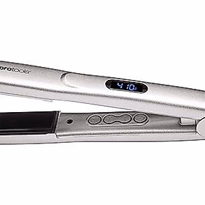 Paul Mitchell Pro Tools Express Ion Style+ 1" Ceramic Flat Iron, Adjustable Heat Settings, For Straightening + Curling