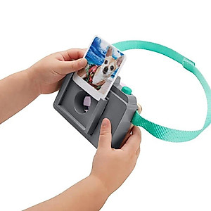 Fisher-Price Click Away Camera Set, 10-Piece Pretend Photography Set for Preschool Kids Ages 3 Years and up