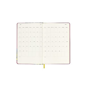 Moleskine Limited Edition Frida Kahlo 12 Month 2023 Weekly Planner, Hard Cover, Large (5" x 8.25"), Pink