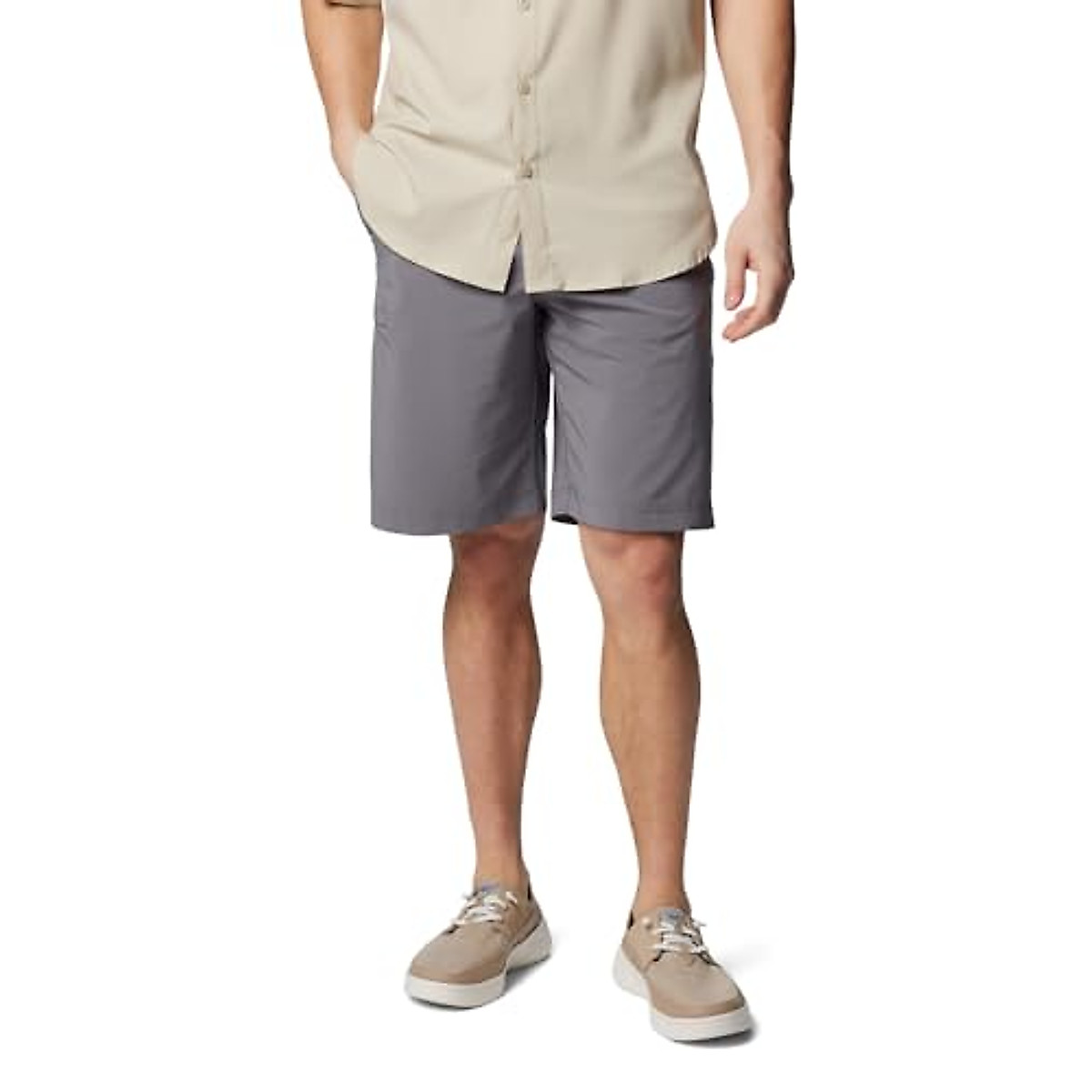 Columbia Men's Standard Grander Marlin II Offshore Short, City Grey, 34x10