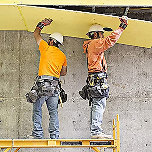 Magnetic Wristband, GOXAWEE with 20 Strong Magnets for Holding Screws, Nails, Drill Bits (Orange) | Stocking Stuffer for Men