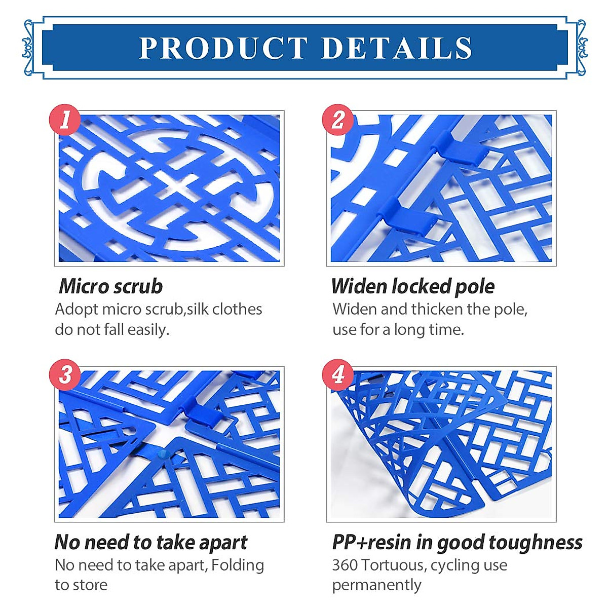 BoxLegend Shirt Folding Board t Shirts Clothes Folder Durable Plastic Laundry folders Portable Folding Boards for Travel Blue