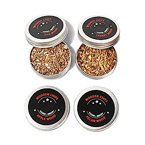 Bourbon smoker Cocktail Smoker Kit with Wood Chips for Whiskey,glass smorker for cocktails Old Fashioned Smoker Kit