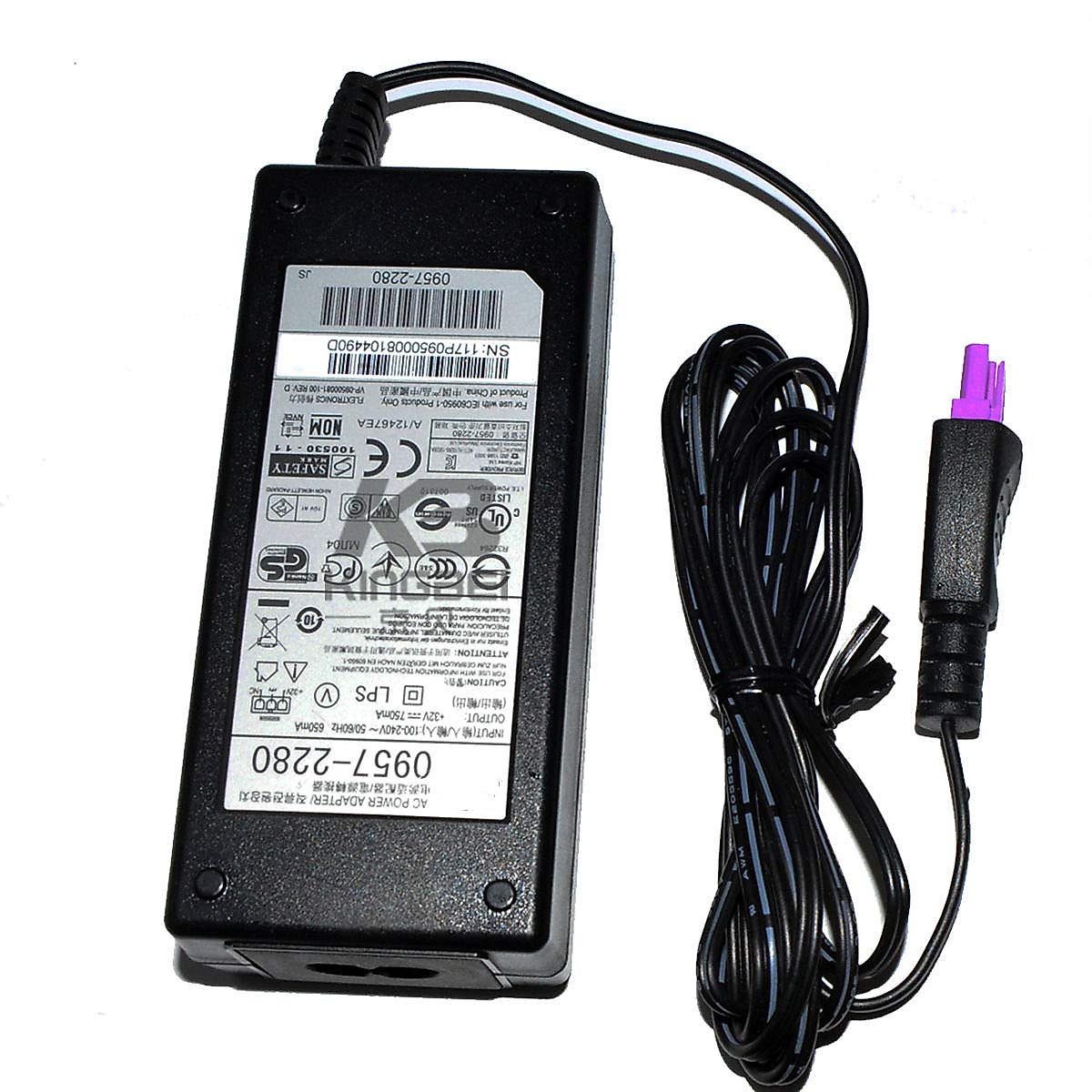 FitPow AC Adapter for HP PhotoSmart C3150 HP OfficeJet J5780 Charger Power Cord Supply