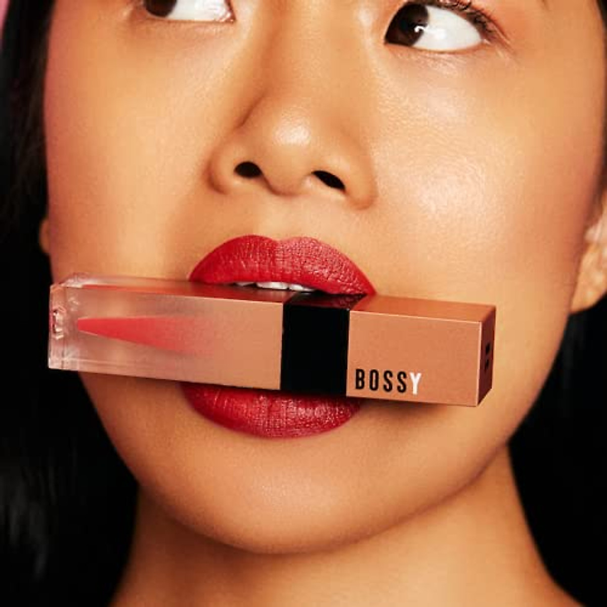 Bossy Cosmetics Liquid Lipstick for Women, Long Lasting All Day Wear, Matte, Vegan & Cruelty-Free, Hydrating, Healthy & Full Lips, Paraben Free, Oprah's Favorite Things 2023 (FAITH - RED COLOR)