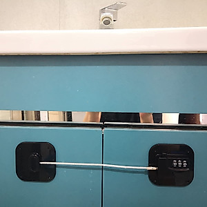 YEYA Fridge Lock No Drill Child Safety Proof Cabinet Latches