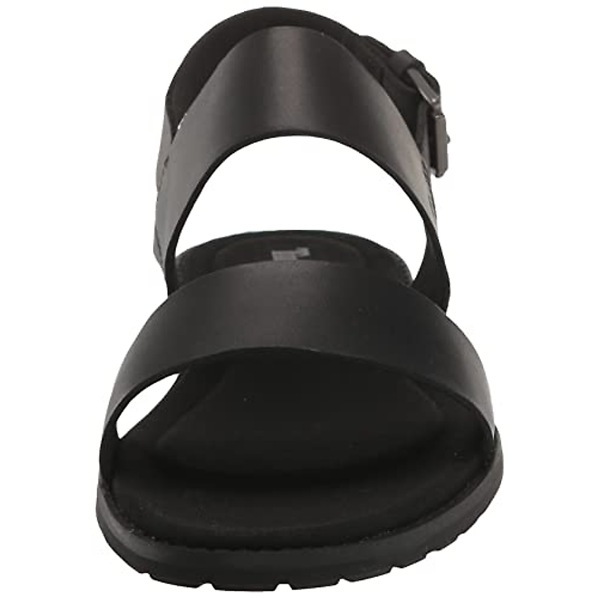 Timberland Women's Chicago Riverside Backstrap Sandal, Black Full-Grain, 8