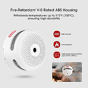 X-Sense Wireless Interconnected Smoke Detector Battery Powered Fire Alarm with Over 820 feet Transmission Range, XS01-WR Link+, 6-Pack