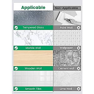 PARAKE Shower Caddy for Bathroom, 2-Pack Self-Adhesive Shower Storage Shelf with 4 Hooks, SUS304 Shampoo Organizer Rack Shower Shelf, Rustproof Large Capacity, for Kitchen Dorm Bath Toilet, Silver