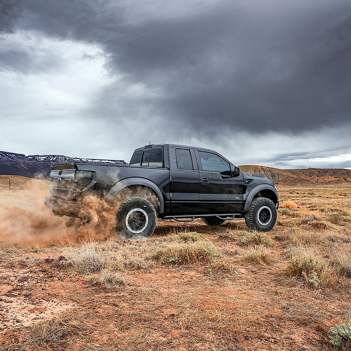 N-Fab Nerf Steps | Textured Black, Cab Length | F9984CC-TX | Fits 1999-2016 Ford F-250 / F-350 Super Duty Crew Cab All Beds, SRW / DRW Gas / Diesel