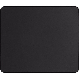 Belkin Large Mouse Pad, 8 Inch by 9 Inch, for Computer or Gaming Mouse Pad, Non-slip Base, Neoprene Backing and Jersey Surface for Smooth Mouse Control and Pinpoint Accuracy (Black)