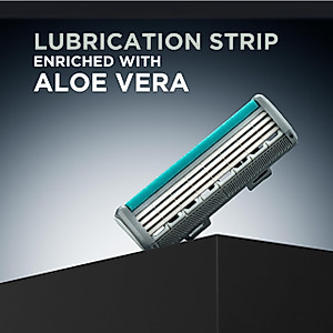 Wilkinson Sword Quattro Titanium Sensitive Razor Blades - Pack of 8 Blades