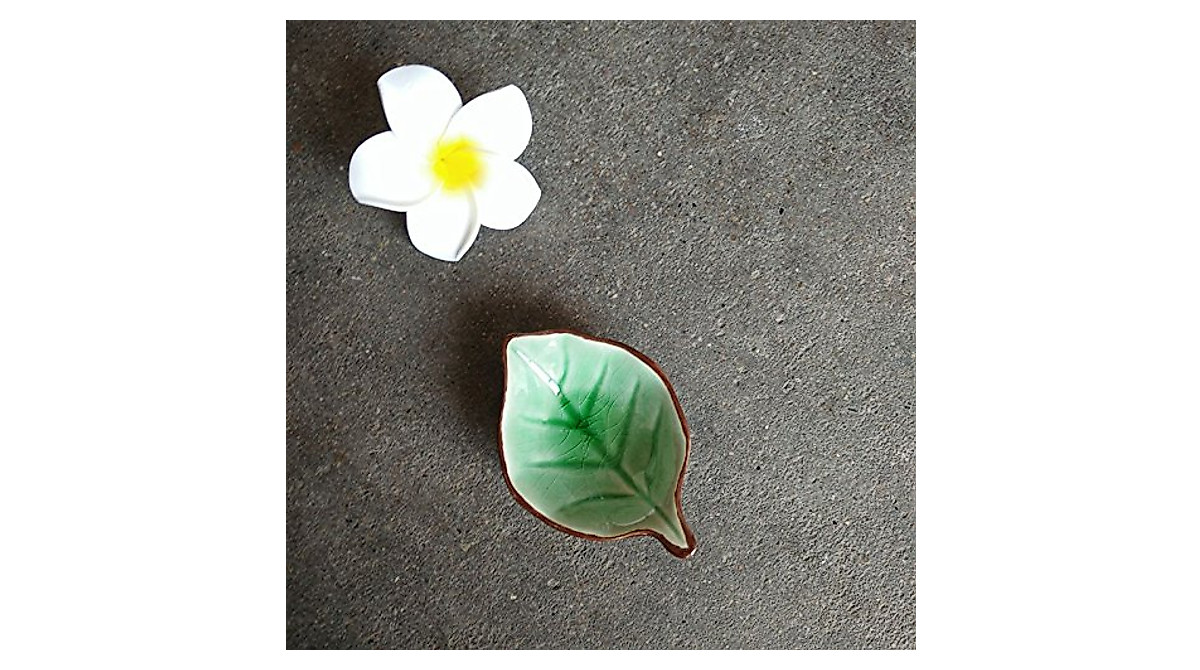 Colias Wing Colorful Leaf Design Sauce Dishes Set of 6