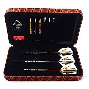 CUESOUL 19 Grams Tungsten Steel Tip Darts Set 90% Tungsten