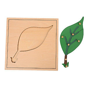 MEYOR Montessori Leaf Puzzle for Early Preschool Education Learning Toy