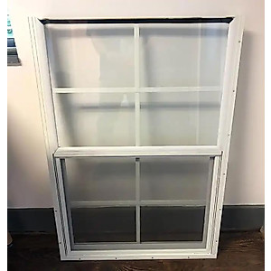 12x18 Aluminum Double Glazed Windows for Sheds and Barns (2-Pack) (12x18-2)