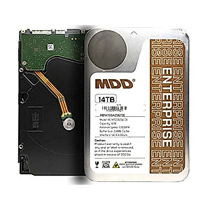 MDD (MDD14TSATA25672E) 14TB 7200 RPM 256MB Cache SATA 6.0Gb/s 3.5" Internal Enterprise Hard Drive - 5 Years Warranty