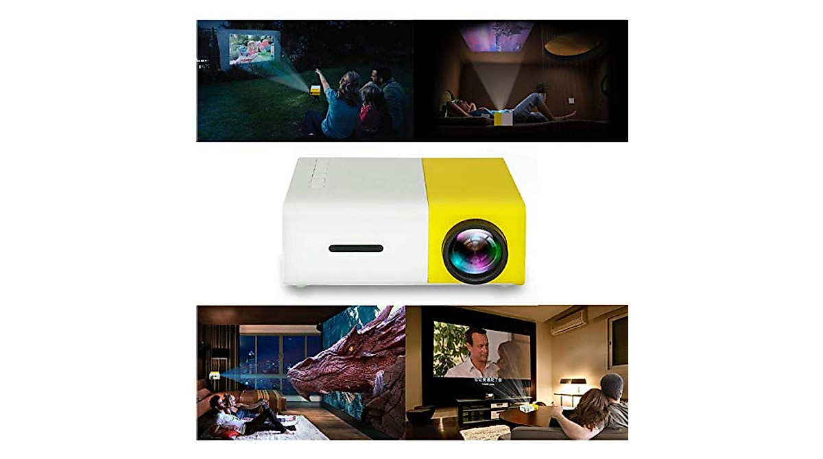 Portable Mini Projector for Home Theater, Parties & Meetings