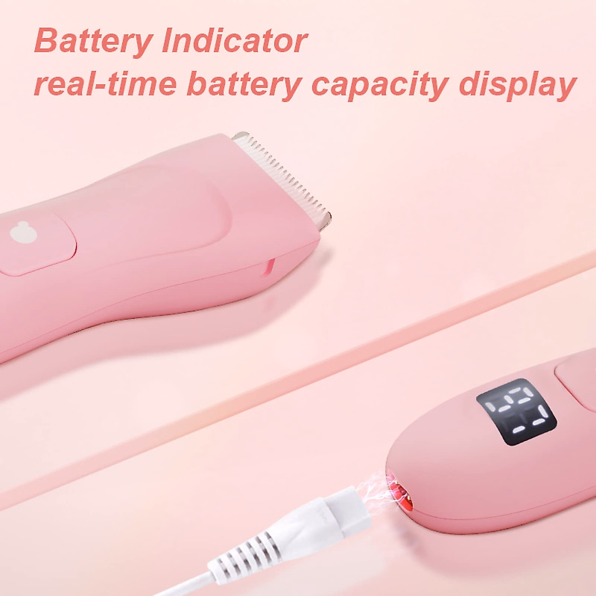 Get Smooth and Sexy Skin with Founouly Bikini Trimmer - Waterproof, USB Rechargeable, and Safe for Sensitive Skin