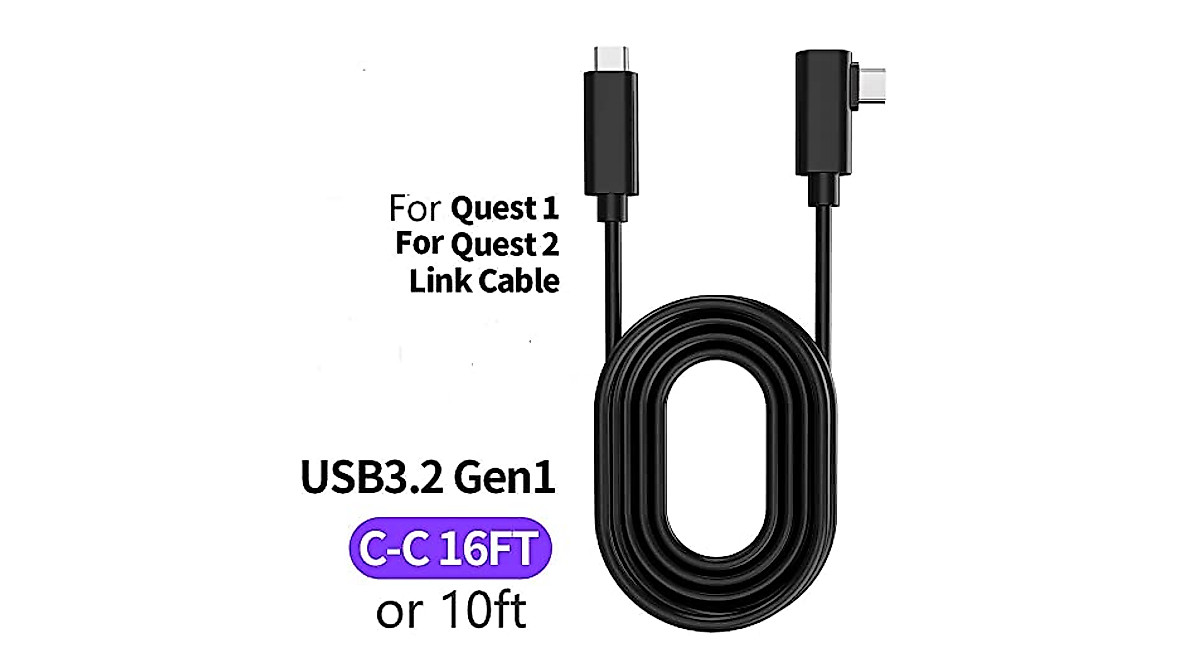 TNE USB C to USB C 3.0 Cable 10ft for Oculus Quest & PC Gaming