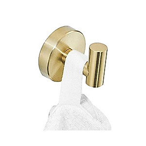 Skyscraper Stainless Steel Round Bathroom Towel Hooks Coat Hooks KB-BK-01(Gold)