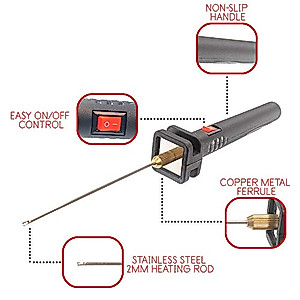 West Coast Paracord – Electric Pen Cutting Machine – 110-250 Volts/15 Watt Hot Knife – Foam Cutter with Power Button and Included Adapter