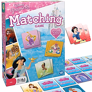 Wonder Forge Disney Princess Matching Game - Fun & Quick Memory Game for Kids | Engaging Toy for Ages 3-5 Years | Features Beloved Disney Princesses | Ideal for Solo or Family Play