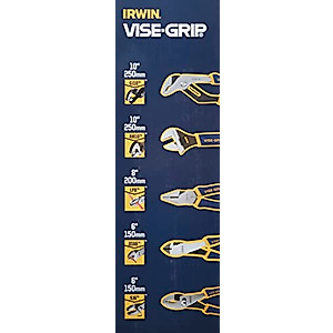 IRWIN VISE-GRIP Pliers Set with Tool Wrap, 5-Piece (2078708) , Blue