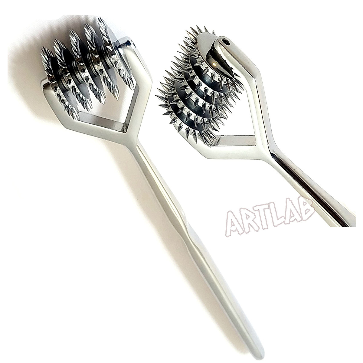 ArTLaB-Premium German Wartenberg Neuro Pinwheel Diagnostic Instrument Sensory Wartenberg Pinwheel 1,3.5,7 Head Strong Wheel Stainless Steel Nerve Tester (5 Head)