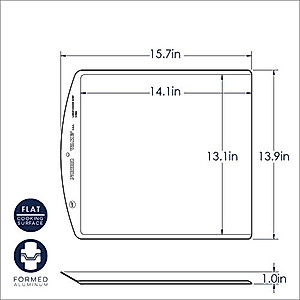Nordic Ware Natural Aluminum Commercial Large Classic Cookie Sheet