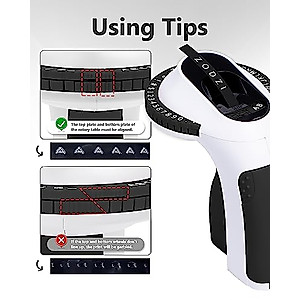 Zodzi Embossing Label Maker Machine with Tapes, Embosser Handheld Label Machine, Vintage Label Maker Embossed Labeler with 3 Rolls Emboss Tapes for Home DIY Crafting - Black