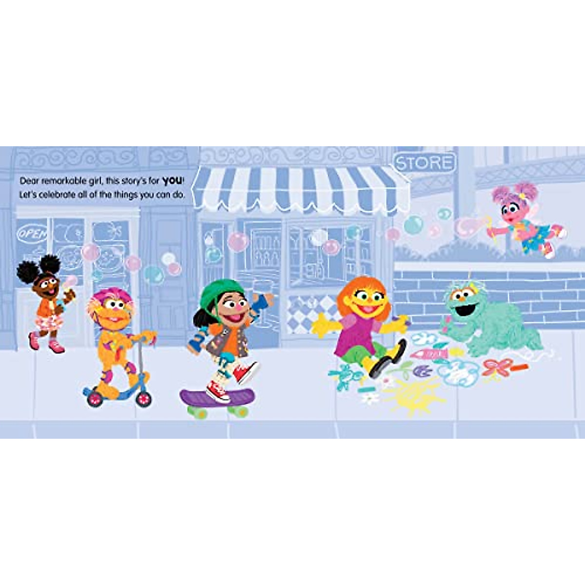 Girl Power: Celebrate All You Can Be in this Empowering Picture Book with Abby Cadabby and Friends (Sesame Street Scribbles)