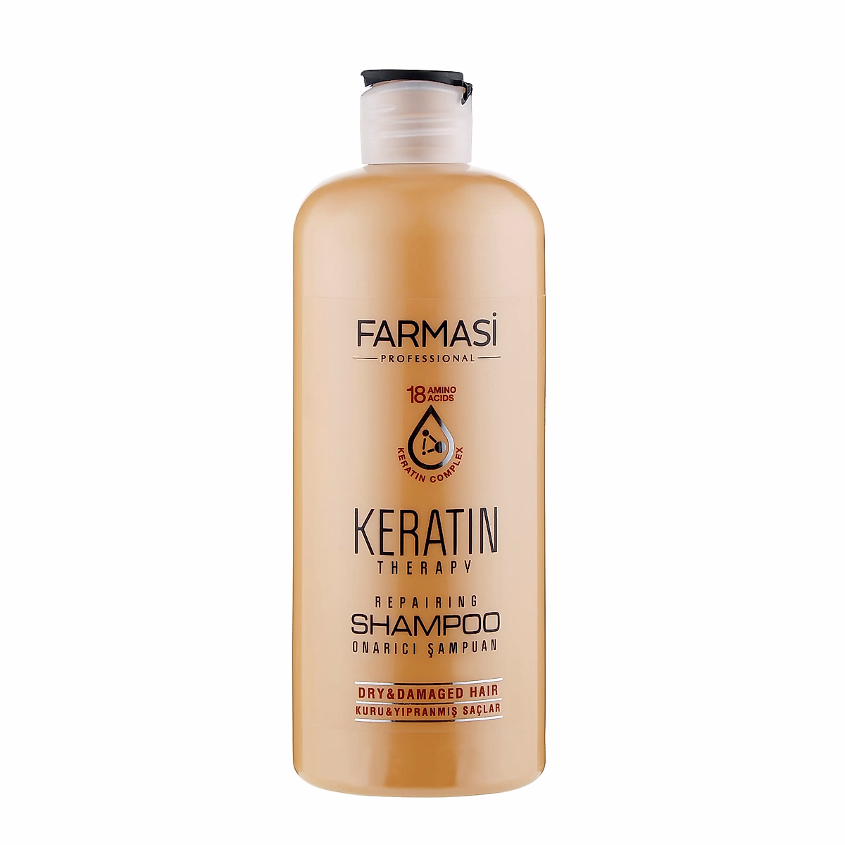 FARMASi Keratin Theraphy Repairing Shampoo for Dry and Damaged Hair 360 ml / 12.2 fl.oz