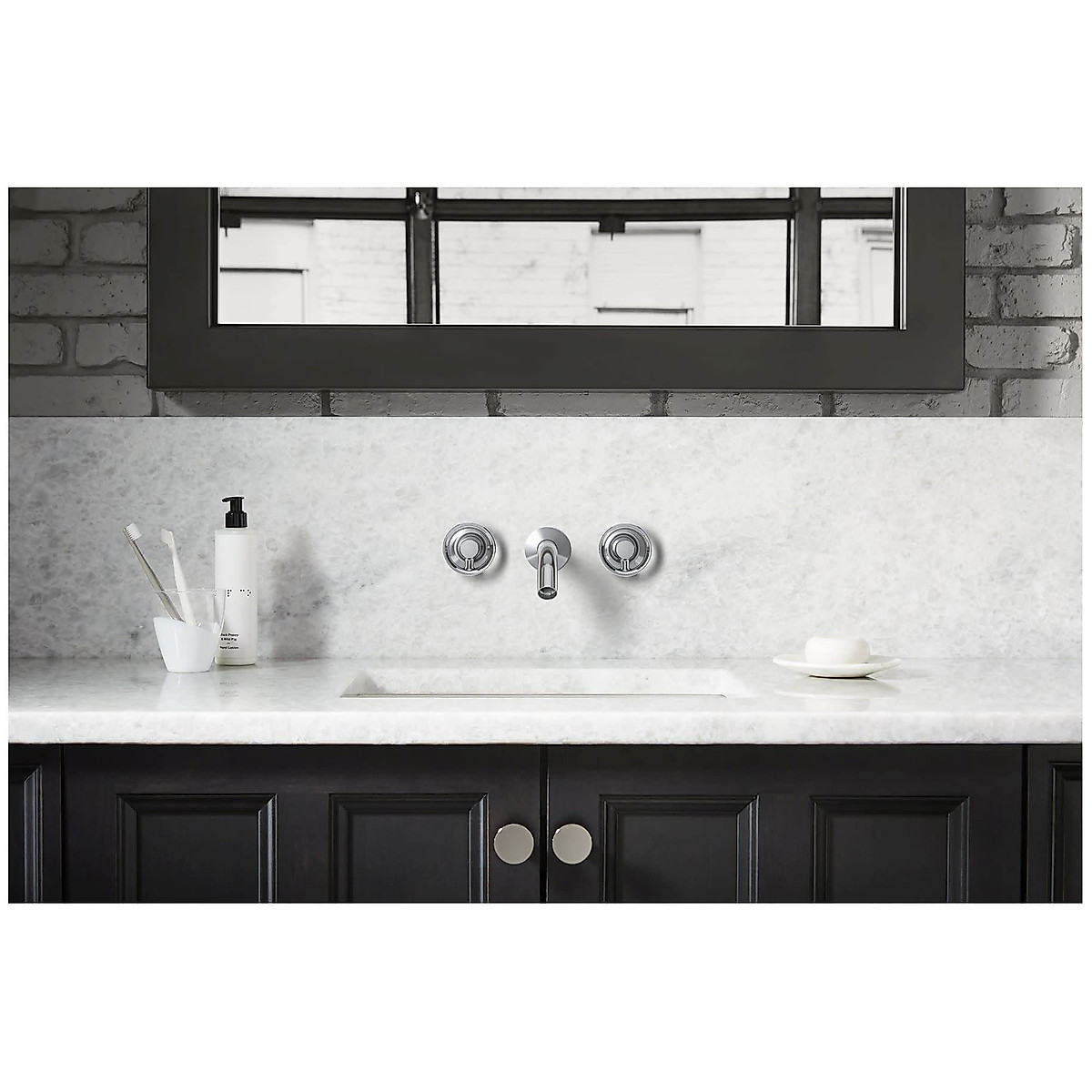 KOHLER Components Wall-Mount Bathroom Sink Faucet Spout With Tube Design 1.2 GPM