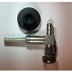 Everest Parts Supplies Fuel Gas Tank Grommet & Shut Off Valve for Generators Craftsman Coleman Generac